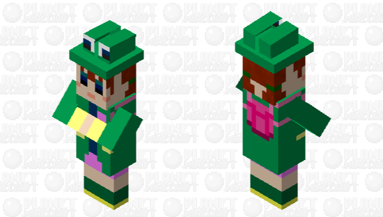 Rana, but 10 times more terrifying and a witch. Minecraft Mob Skin