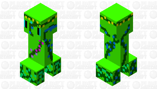 Floral crepper Minecraft Mob Skin