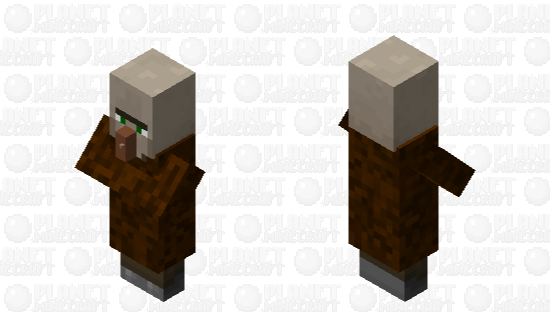 Suspicious Villiger Minecraft Mob Skin