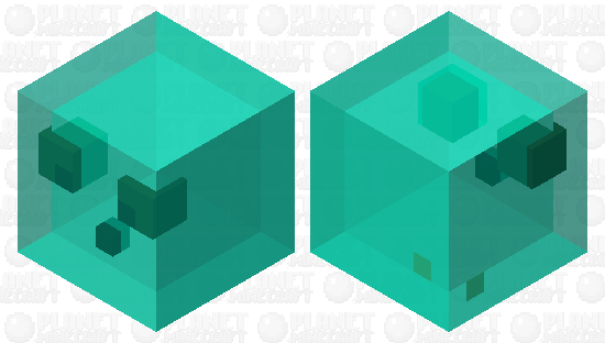 transpaerant slime Minecraft Mob Skin