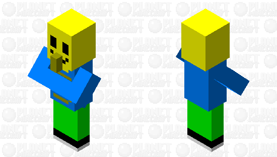 Smiley Villager Minecraft Mob Skin