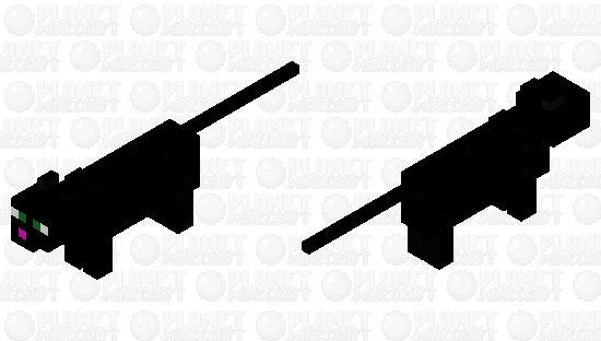 Black Ocelot Minecraft Mob Skin