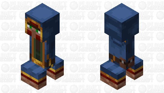 Wandering Trader Creeper Minecraft Mob Skin