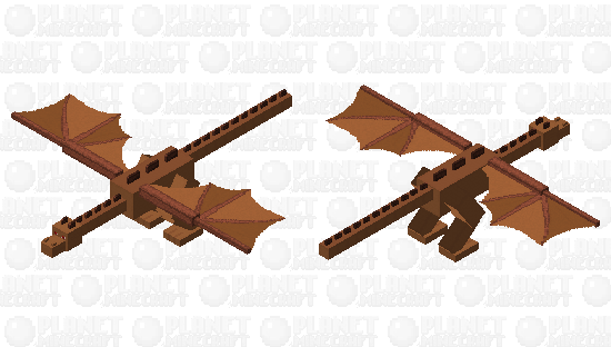 Simple Wyvern Minecraft Mob Skin