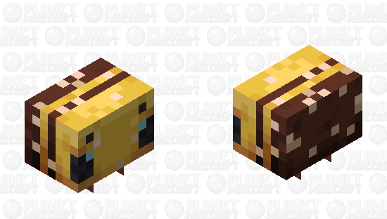 Strafing Bee (Nectar) Minecraft Mob Skin