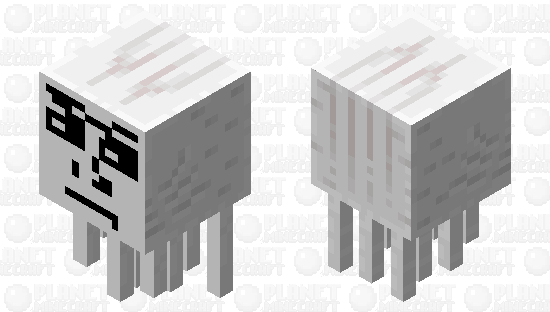 Wojak Ghast Minecraft Mob Skin