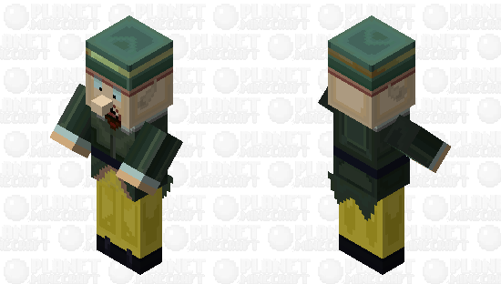 Head Elf - Rudolph the Red Nosed Reindeer Minecraft Mob Skin