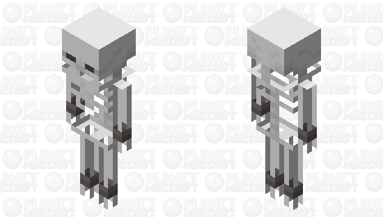 Halloween Skeleton Minecraft Mob Skin