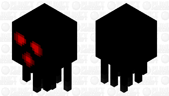 shadow of the Ghast attacking Minecraft Mob Skin