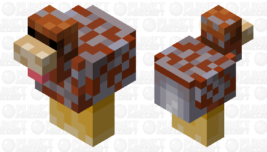 red laced wyandotte chicken Minecraft Mob Skin