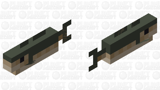Black Bass Minecraft Mob Skin