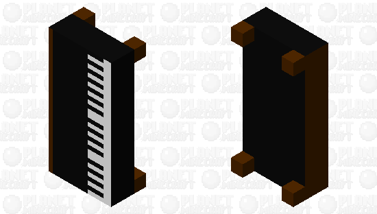 Piano bed Minecraft Mob Skin
