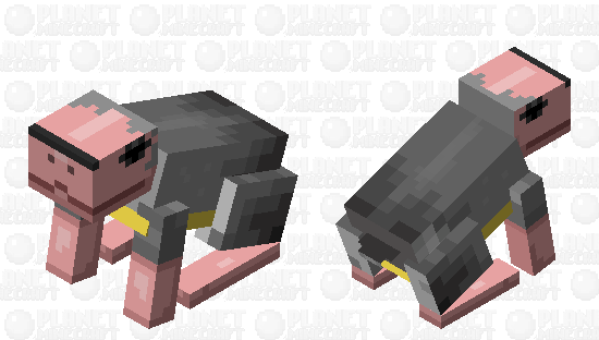 Malasaurus (triassic reptile/dino I think.) Minecraft Mob Skin