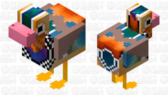 Mandarin Duck | 30 subs special Minecraft Mob Skin