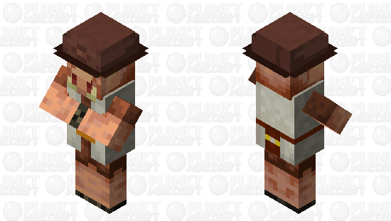 piglin/villager(remade/shepherd) Minecraft Mob Skin