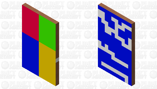 Windows 7 Cape Minecraft Mob Skin