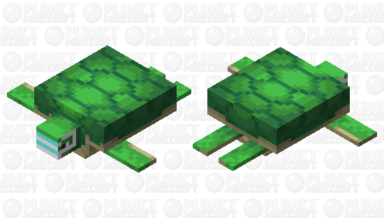 turtle wearing mask Minecraft Mob Skin