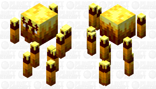 Better Blaze Minecraft Mob Skin
