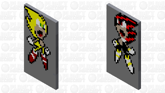 super sonic / shadow Minecraft Mob Skin