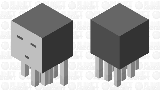 Ghast Minecraft Mob Skin