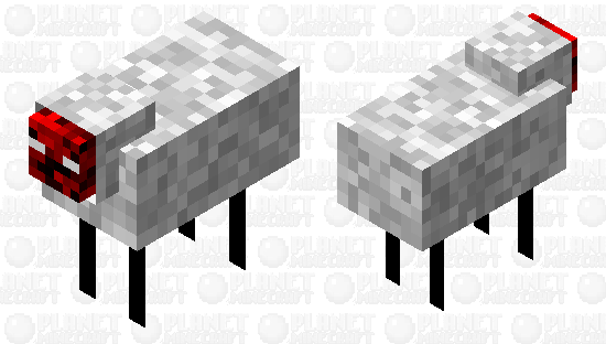 cursed sheep Minecraft Mob Skin