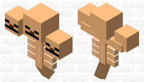 Cursed wither Minecraft Mob Skin