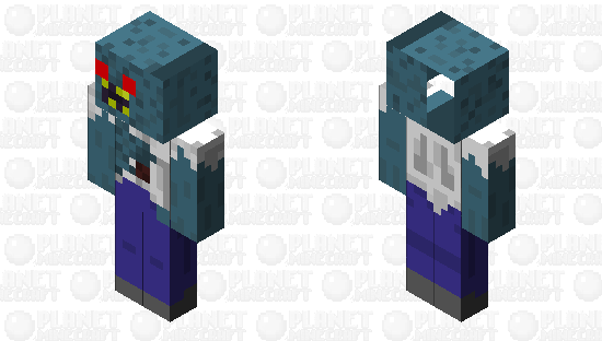 PG3d Double-Headed Zombie Minecraft Mob Skin