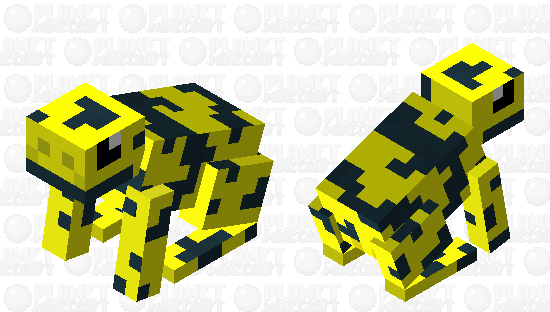 Yellow-banded Dart Frog Minecraft Mob Skin