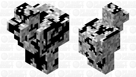 Black and white chicken Minecraft Mob Skin