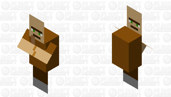 2d villager Minecraft Mob Skin