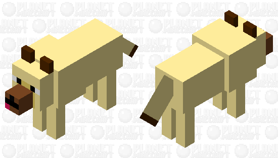 Cute Pug!!! Minecraft Mob Skin