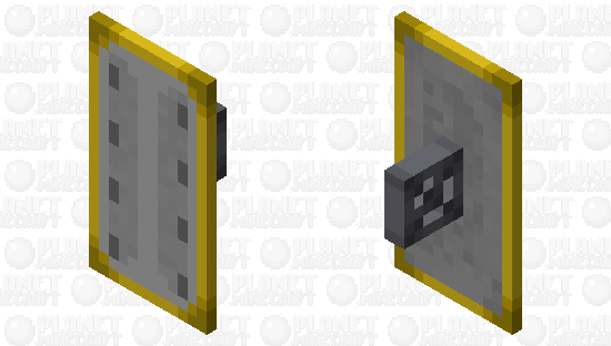 Golden OP Shield Minecraft Mob Skin