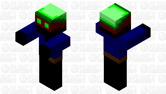 Winter Ninja Zombie Minecraft Mob Skin