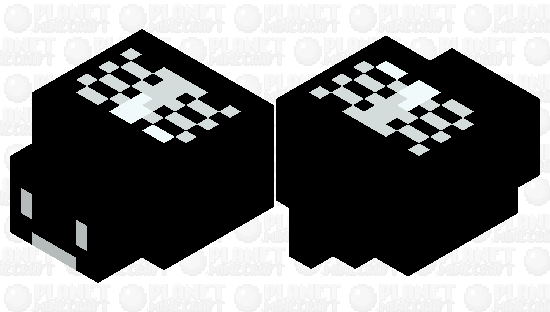 Enderite Spiderman black Minecraft Mob Skin