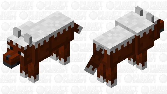 Gingerbread doggo Minecraft Mob Skin