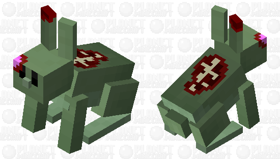 zombie rabbit Minecraft Mob Skin