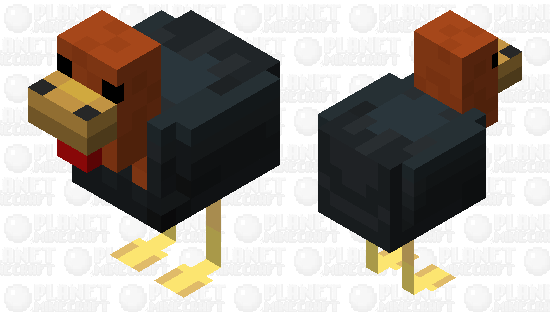 bronze chicken Minecraft Mob Skin