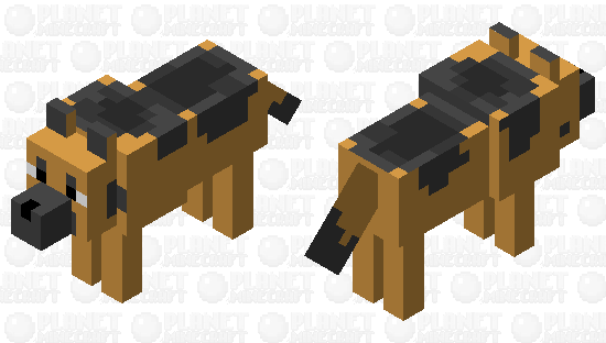 German Shepard Minecraft Mob Skin