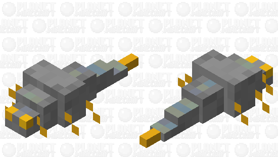 Realistic silverfish Minecraft Mob Skin