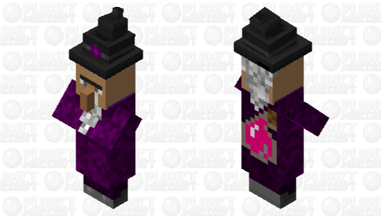 Splash Wizard Minecraft Mob Skin