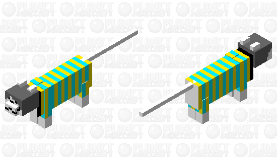 Cat Temmie (Undertale Thing) Minecraft Mob Skin