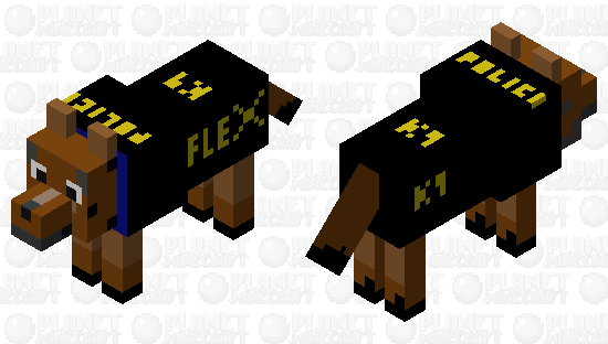 police k9 Minecraft Mob Skin