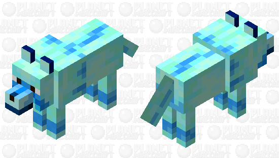 Blueberry Dog Minecraft Mob Skin