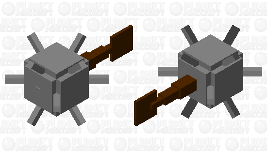 Spike ball on a stick Minecraft Mob Skin