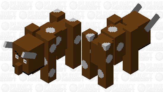 Angry Bull Minecraft Mob Skin