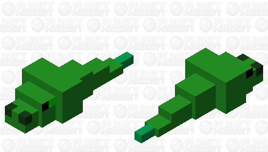 Smooth Green Snake Minecraft Mob Skin