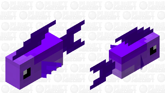 Lionhead Cichlid (More Fish) Minecraft Mob Skin