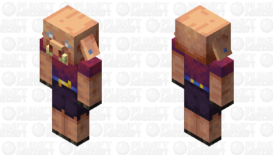 Female piglin Minecraft Mob Skin