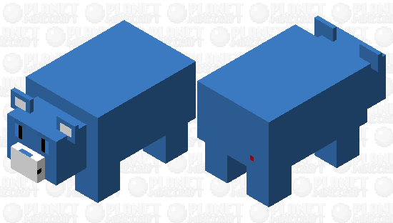 Grumpy Bear Minecraft Mob Skin