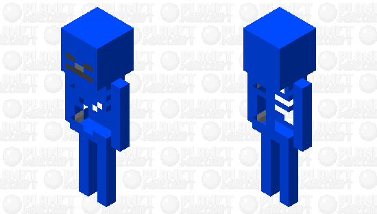 blue Minecraft Mob Skin